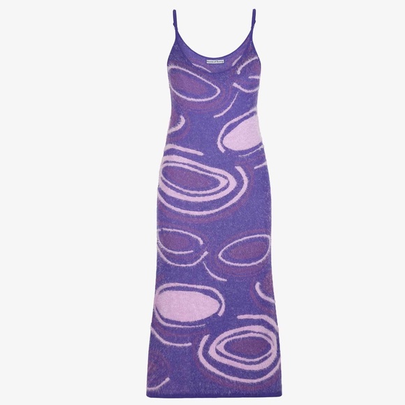 House of Sunny | Dresses | House Of Sunny Hockney Dress Purple Knit ...